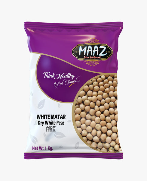 MAAZ WHITE MATAR PEAS 1 Kg – MPS Mart
