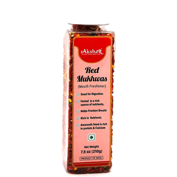 AKSHAR - RED MUKHWAS - 210g – MPS Mart